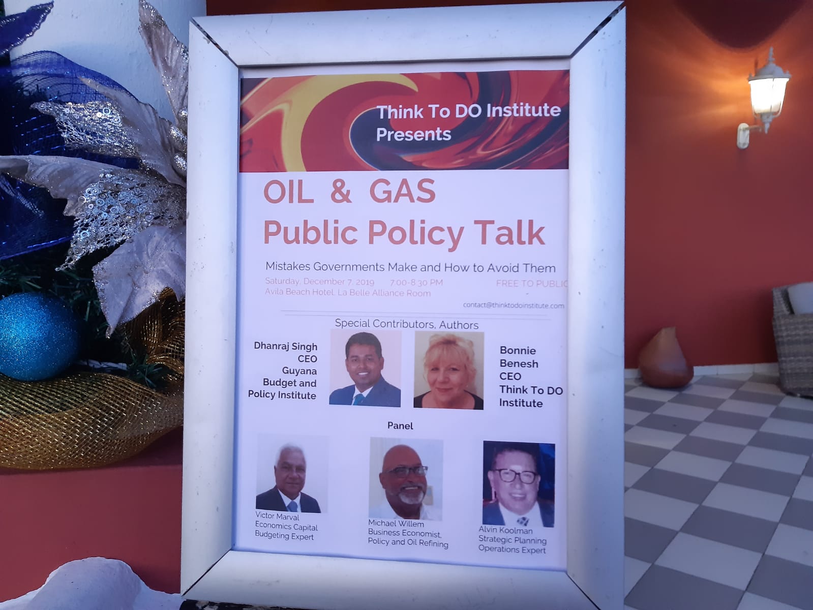 Oil and Gas Public Policy Talk - Think To DO Institute